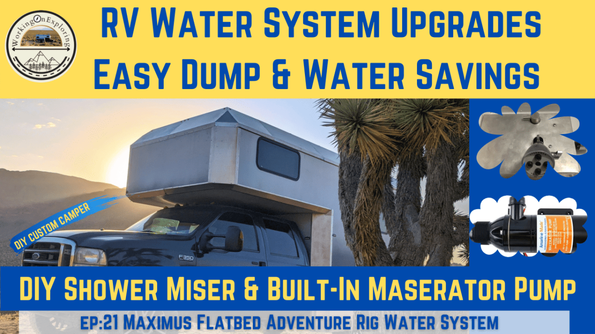 Water System Upgrades for the new Rig – Working on Exploring